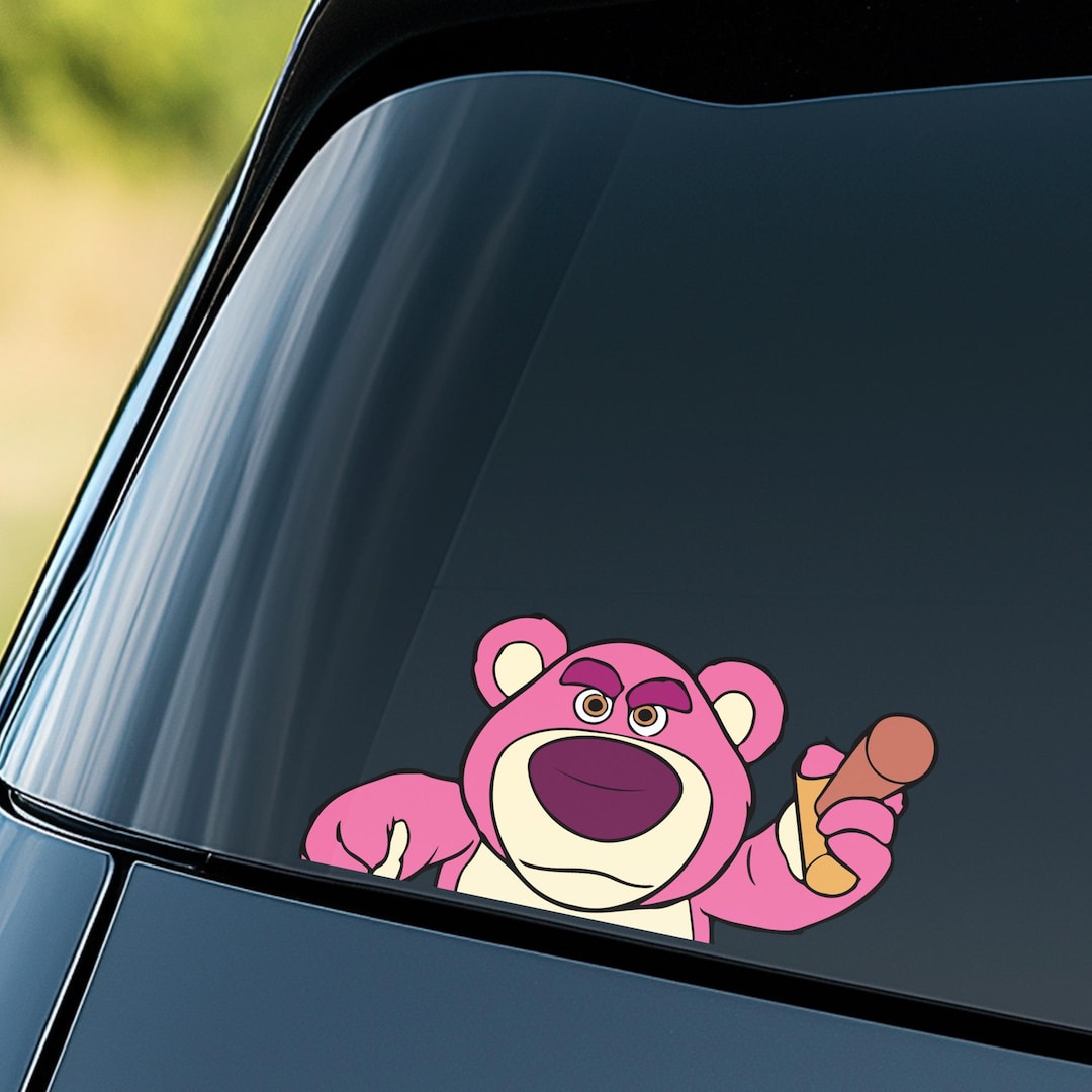 Toy Story Lotso Peekaboo Peeker Peeking Car Window Decals - Bumper ...