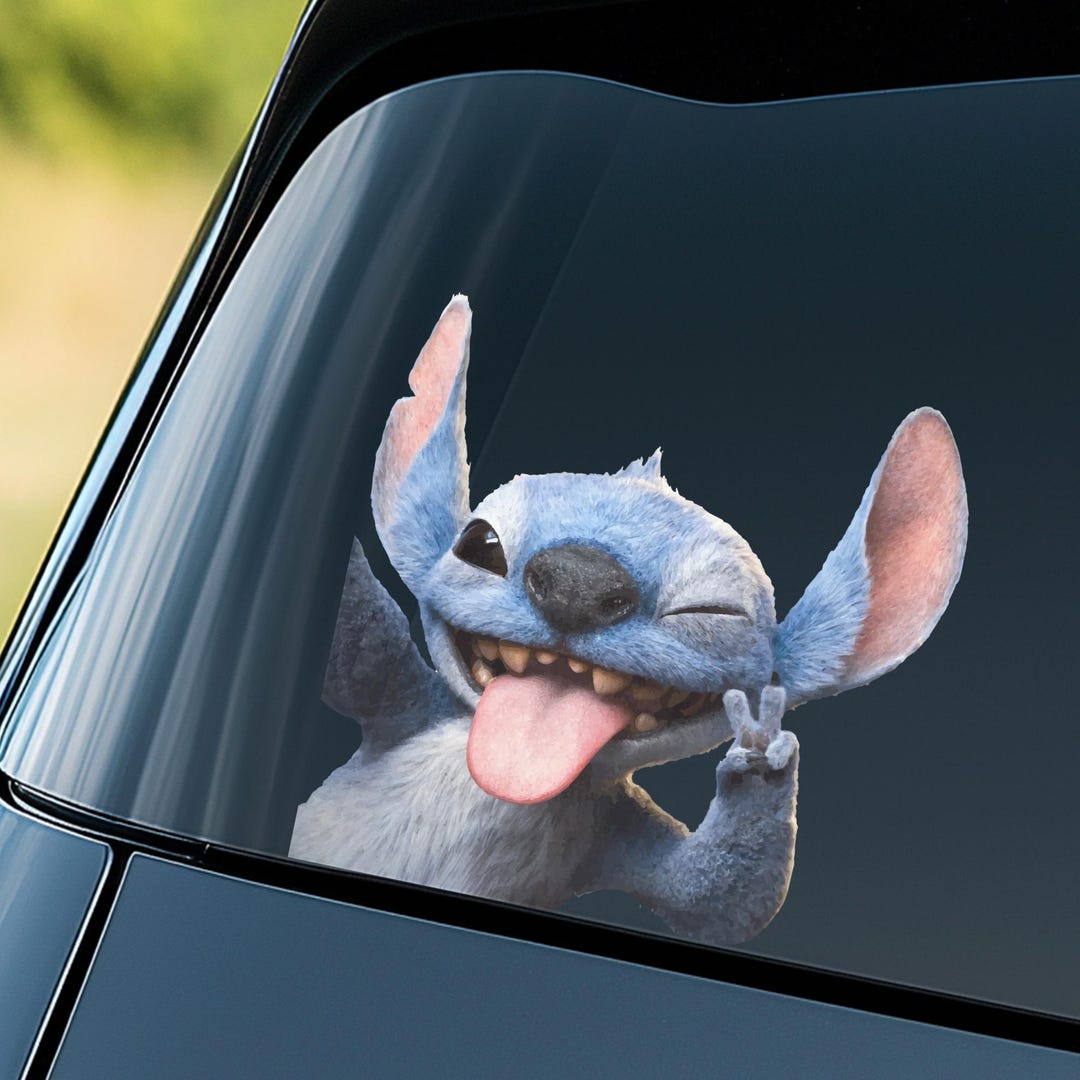 Lilo Stitch 2025 Peeker Peeking Sticker Car Decals Waterproof ...