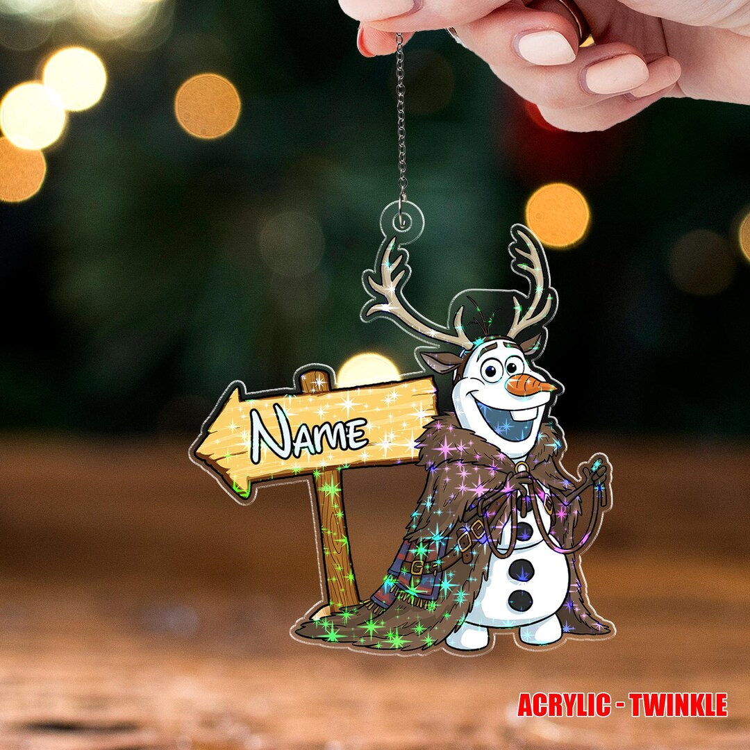 Custom Olaf Frozen Ornament,olaf Fan Gift,olaf Christmas Ornament,olaf ...