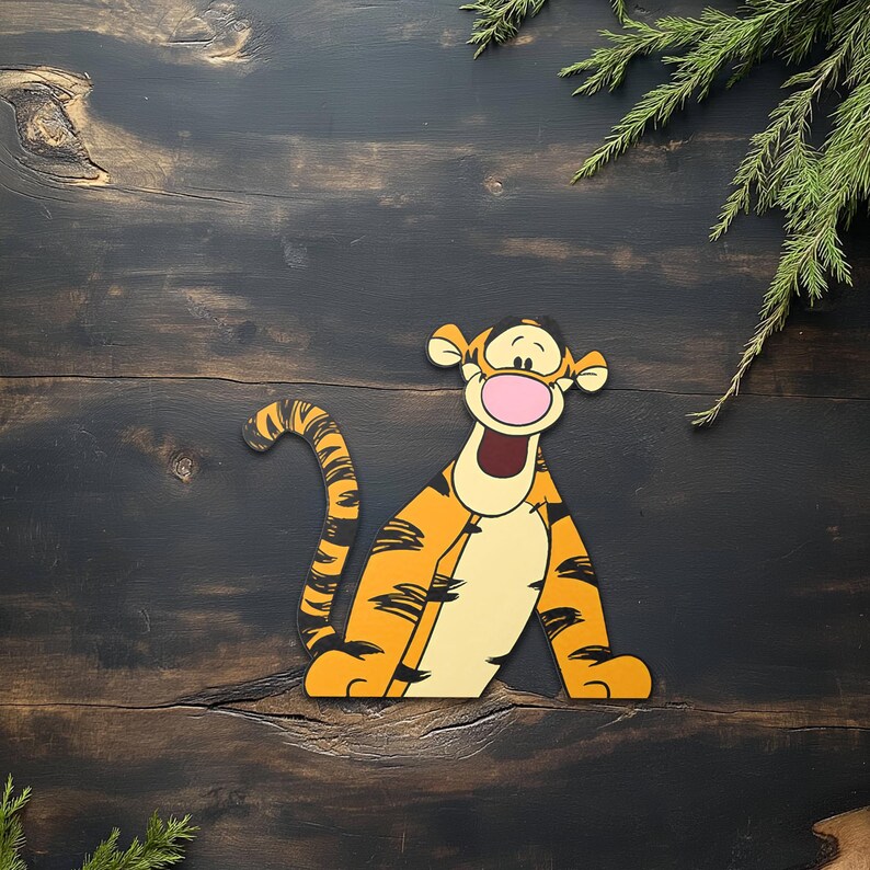 Tigger Peeking Peek Peekabo Peekers Bumper Window Vinyl Decal Disney ...