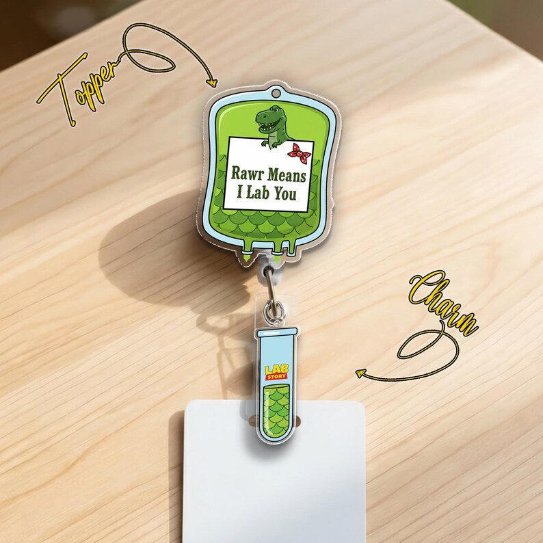 Rawr Means I Lab You Lab Week 2026 Badge Reel, Lab Team/assistant Med ...