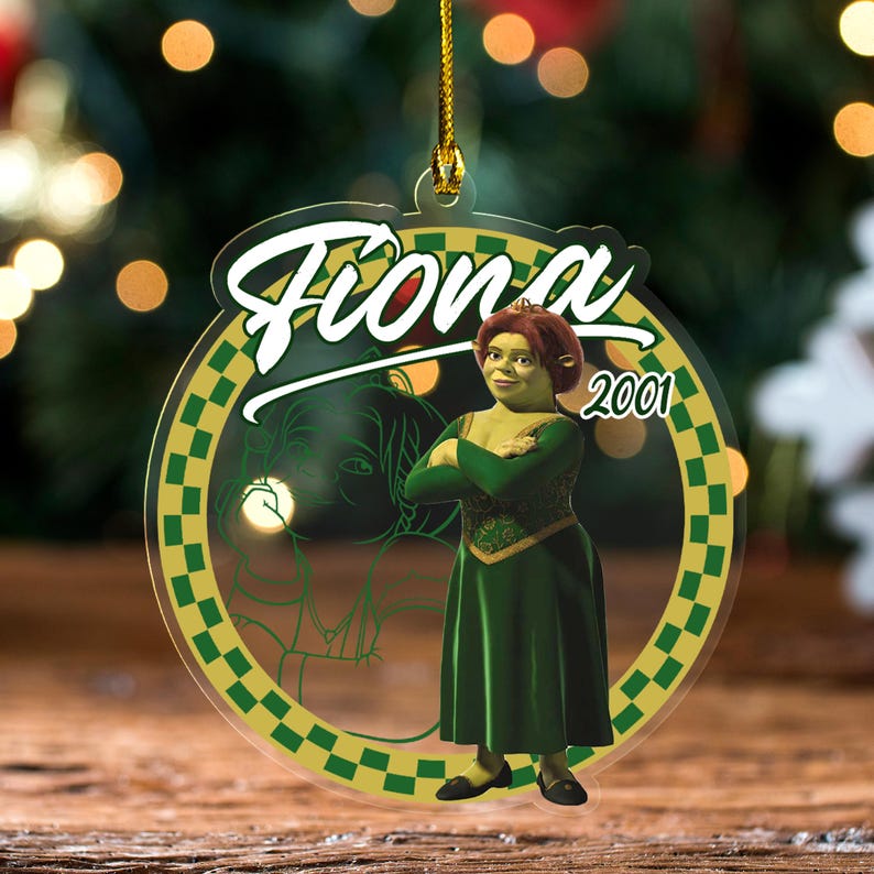 Retro All Characters Shrek Ornament, Fiona Donkey Lord Farquaad ...