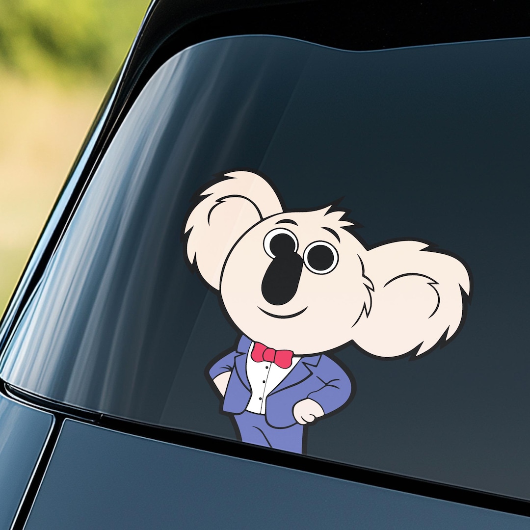 Buster Moon Peeking Sing 2 Characters Peekaboo Car Window Decals ...