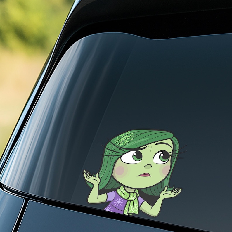 Inside Out 2 Characters Sticker Peekaboo Peeker Peeking Car Window ...