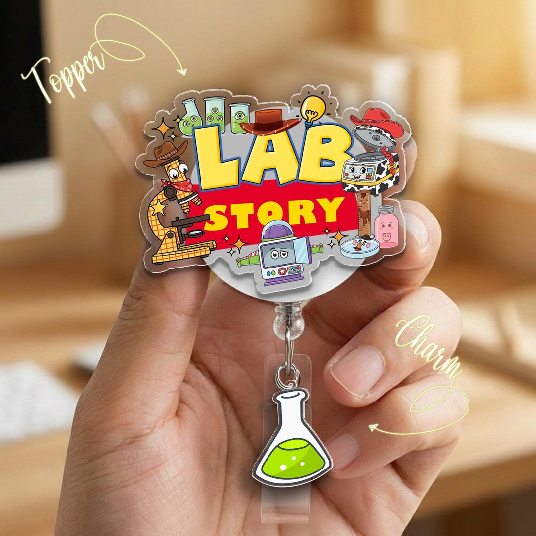 Lab Week 2026 Badge Reel Lab Story Gift Lab Scientist Badge Blood Bank ...