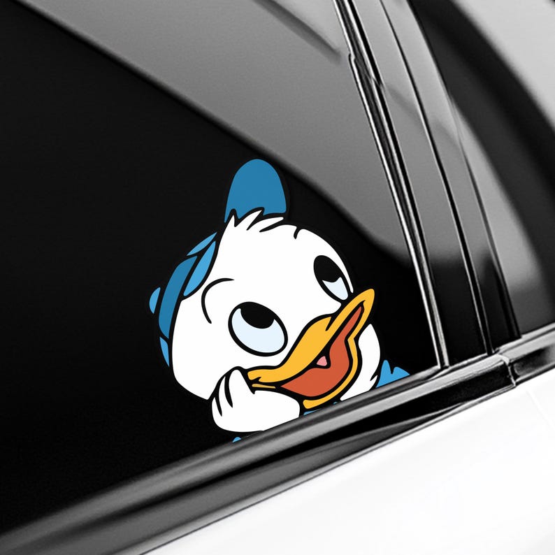 Disney Huey Dewey Louie Peekaboo Peeker Peeking Car Window Decal ...
