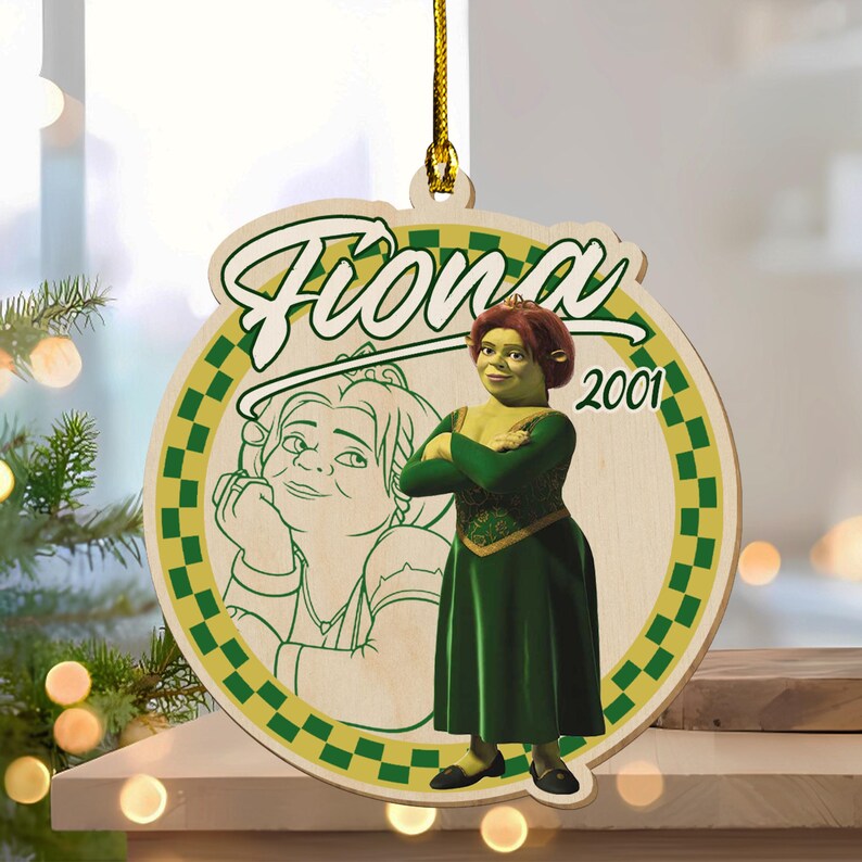 Retro All Characters Shrek Ornament, Fiona Donkey Lord Farquaad ...