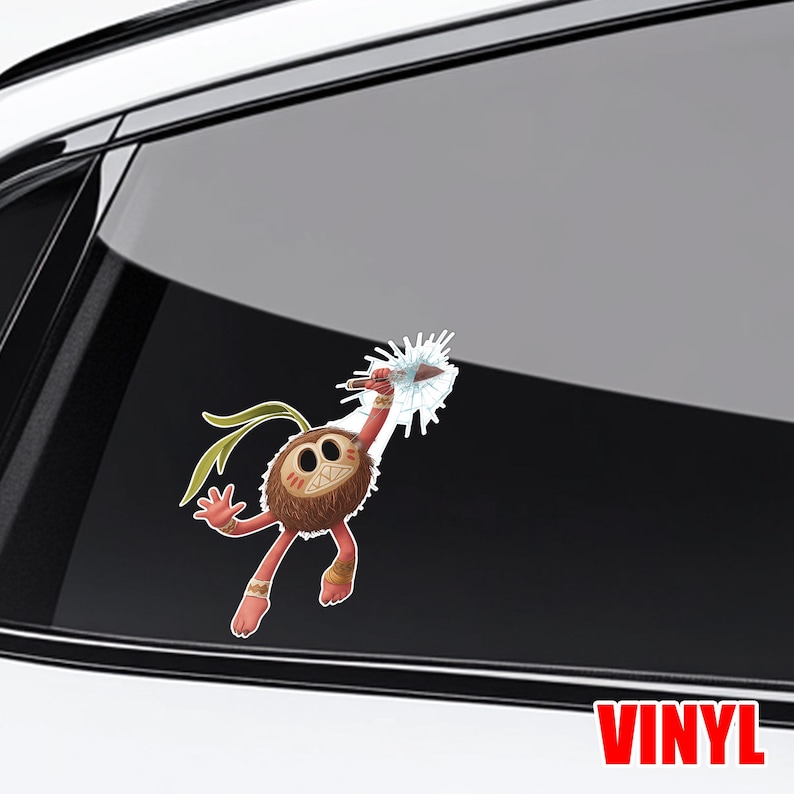 Funny Kakamoras Moana Peekapoo Sticker, Car Waterproof for Water ...