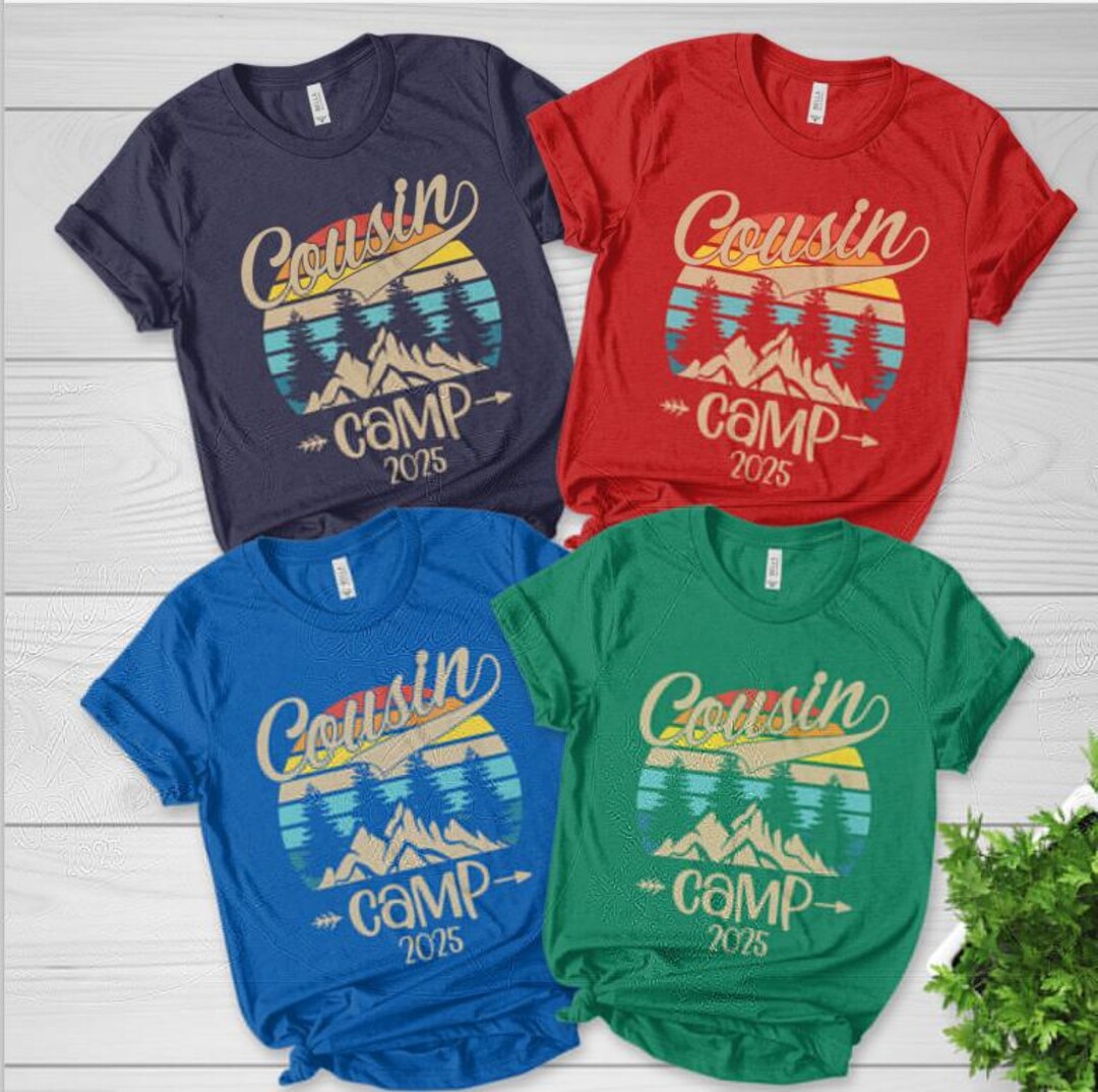 Cousin Camp 2025 Shirt,cousin Crew,cousin Camp Shirts,matching Cousin ...