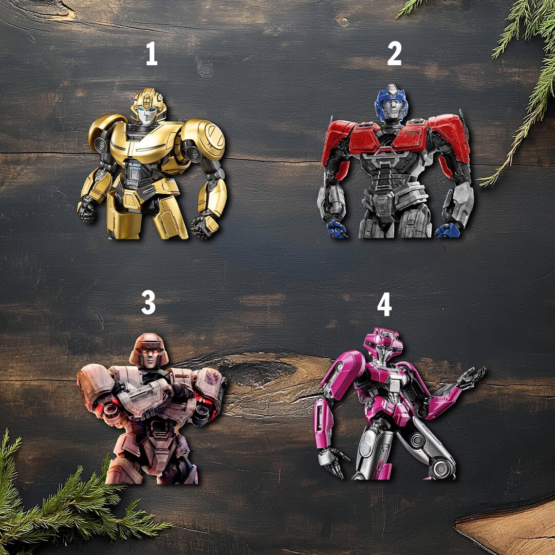 Transformers Characters Peeking Stickers - Vinyl Decal Sticker - for ...