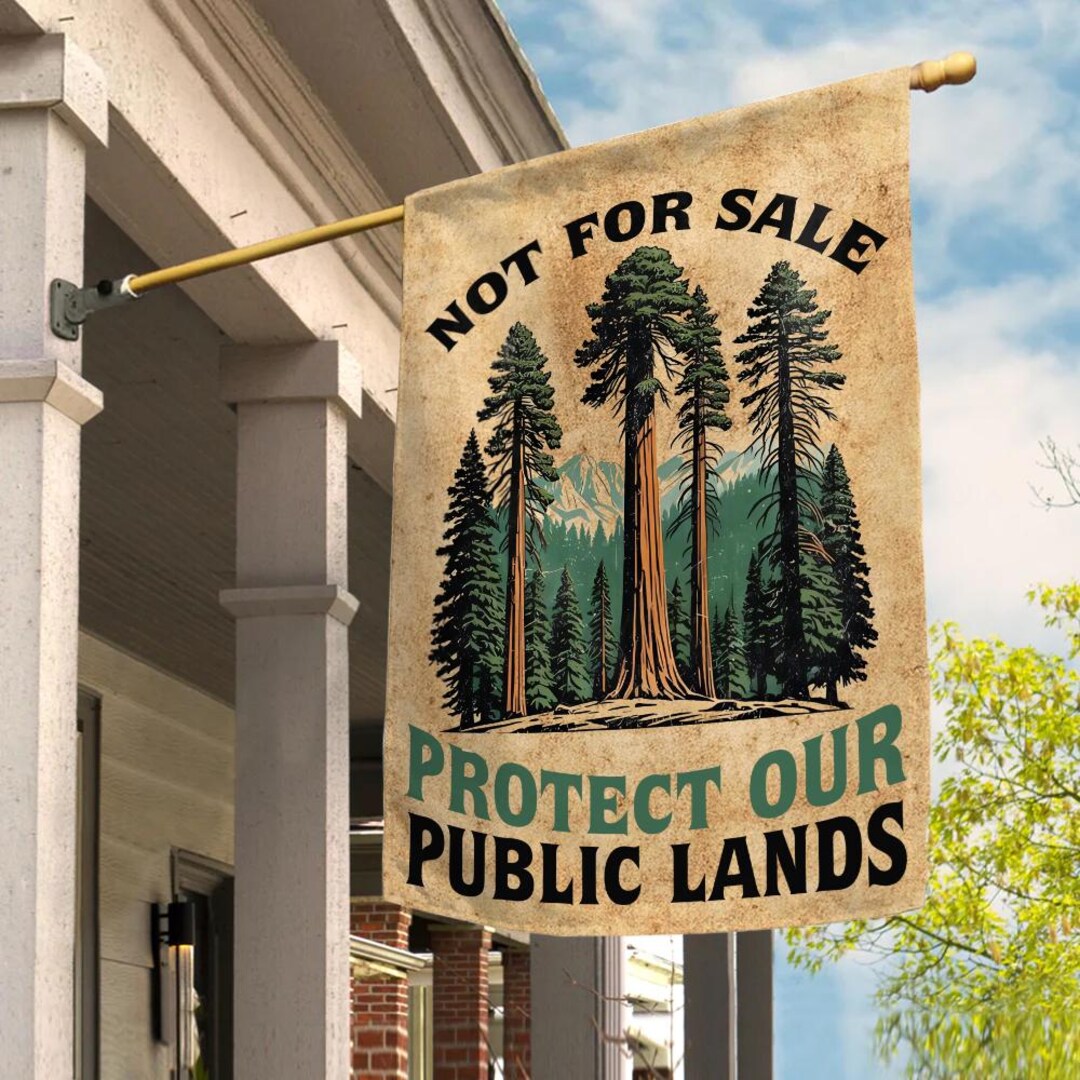 Save Our Parks Garden Flag, National Park Protest Garden Flag, USA ...