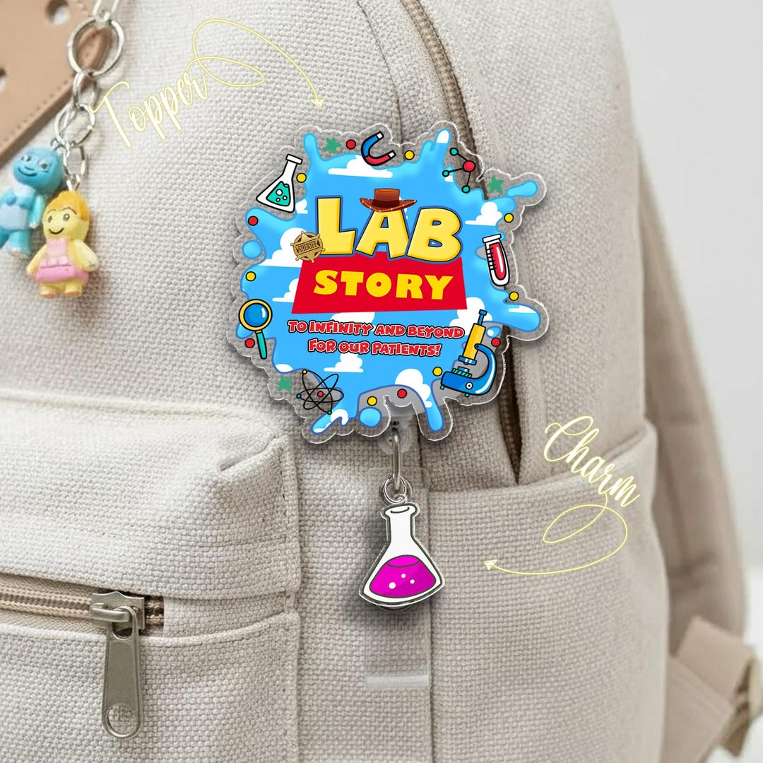 Lab Week 2026 Badge Reel Lab Story Gift Lab Scientist Badge Blood Bank ...