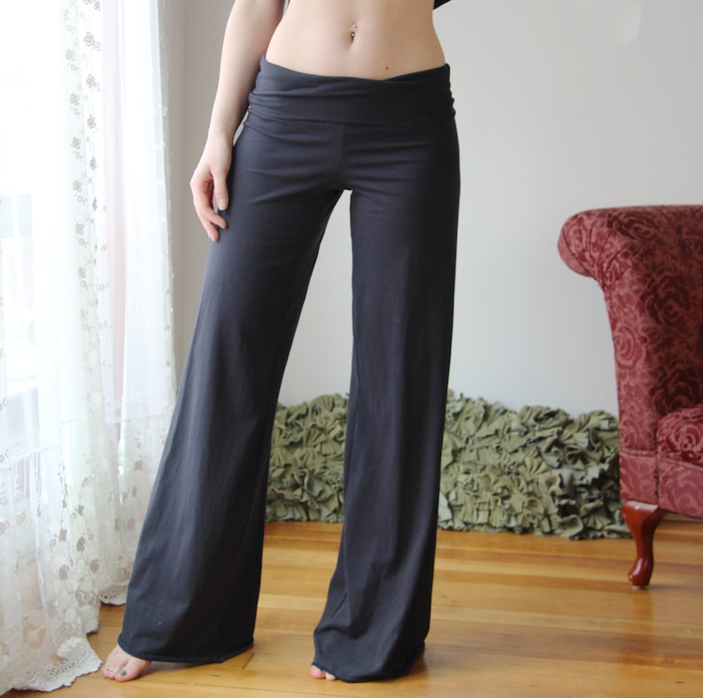 Organic Cotton Pants Womens Pants Palazzo Pants Wide Leg Etsy