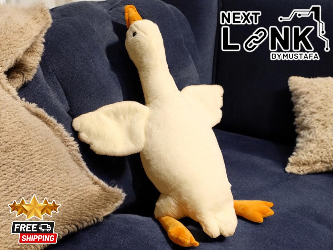 Soft Plush Duck & Goose Toy | Eco-friendly Stuffed Animal Pillow | Cute ...