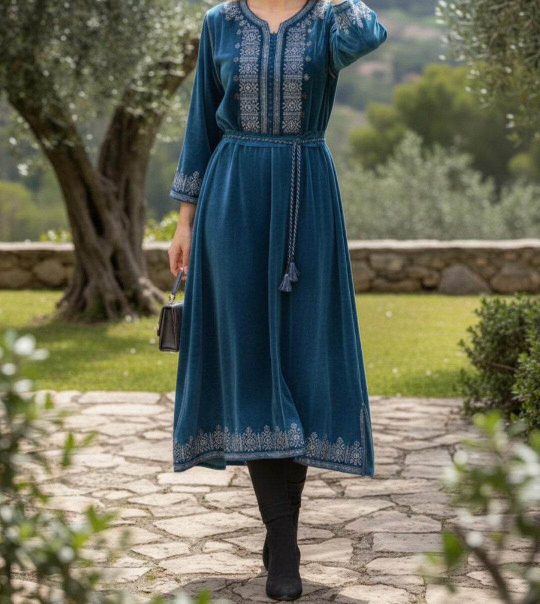 Djellaba Modern Moroccan Caftan. - Etsy