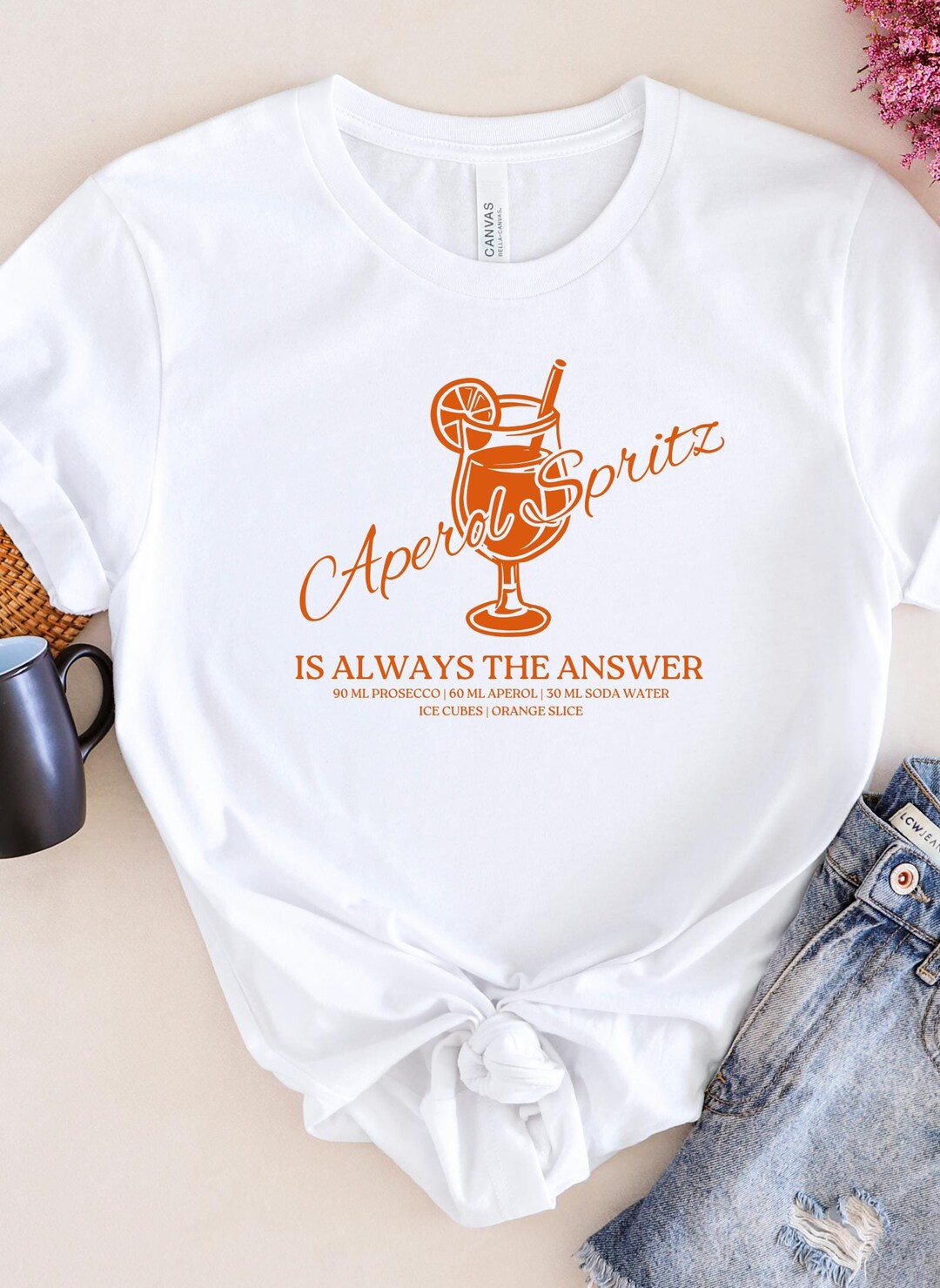 Aperol Spritz is Always the Answer T-shirt • Aperol Tshirt • Alcohol ...