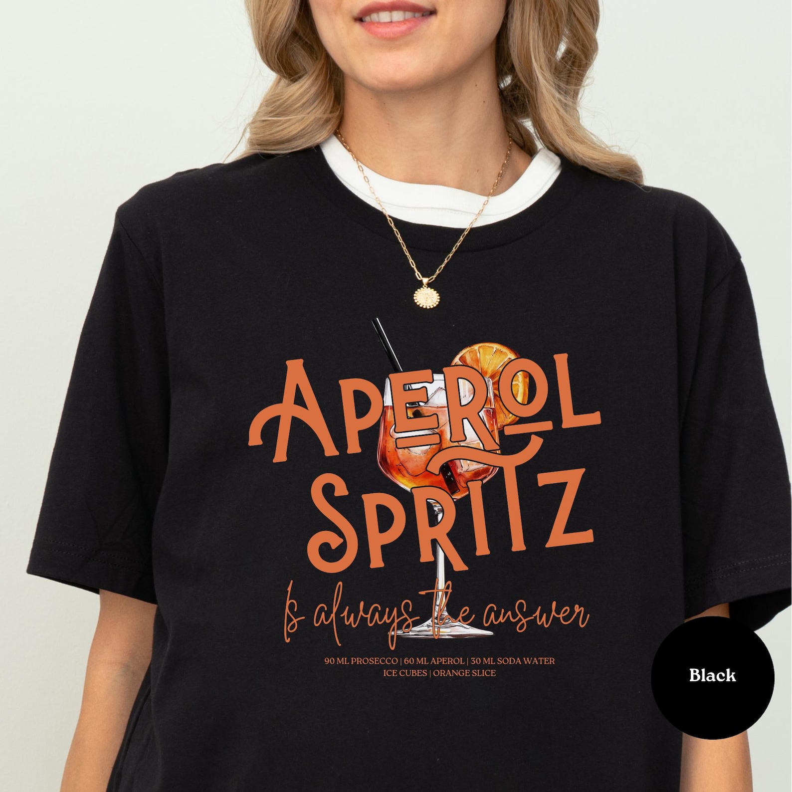 Aperol Spritz is Always the Answer T-shirt • Aperol Tshirt • Alcohol ...