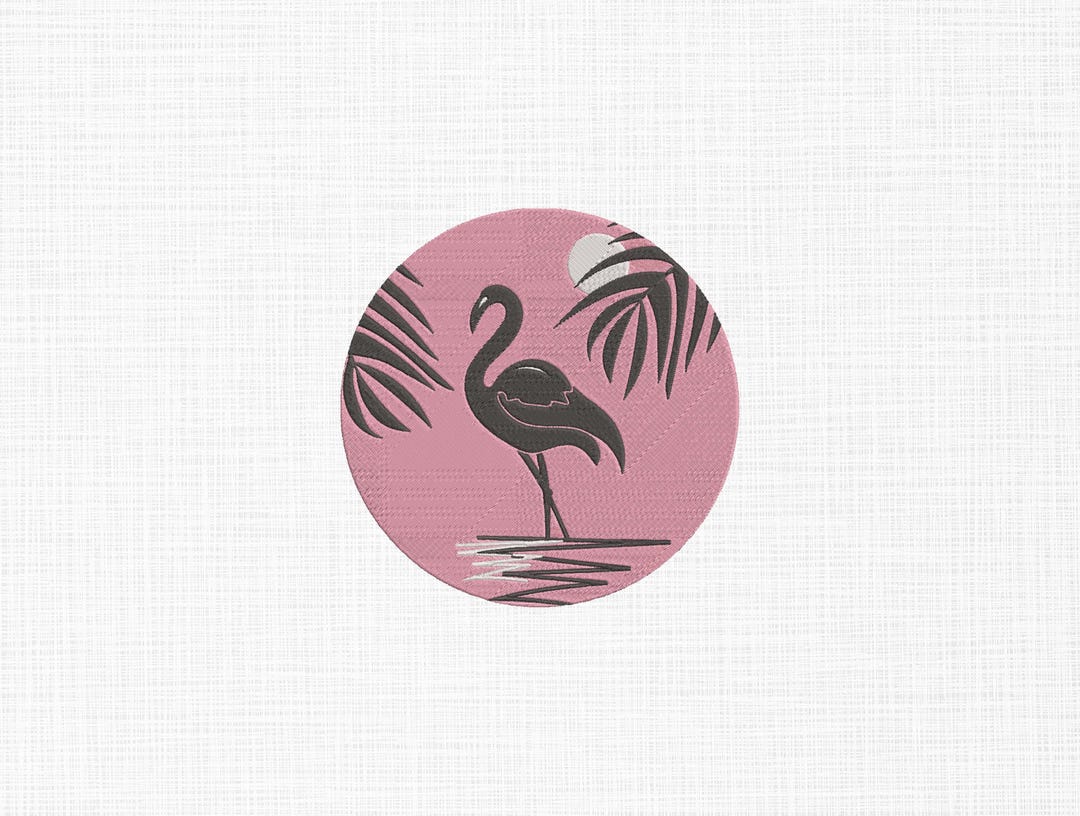 Flamingo Pink Tropical Beach Scene, Flamingo, Beach, Summer, Flamingo ...