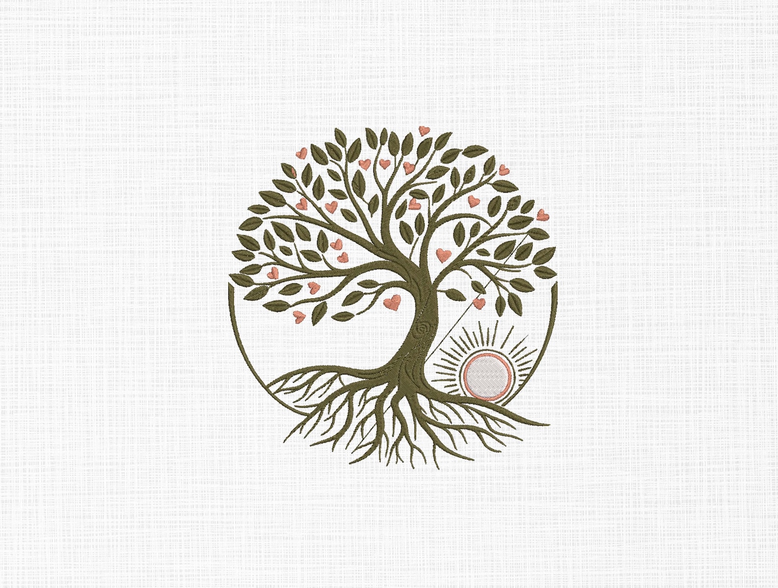 Tree of Life Machine Embroidery Design - Tree of Life Embroidery Files ...