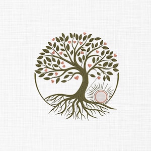 Tree of Life Machine Embroidery Design - Tree of Life Embroidery Files ...
