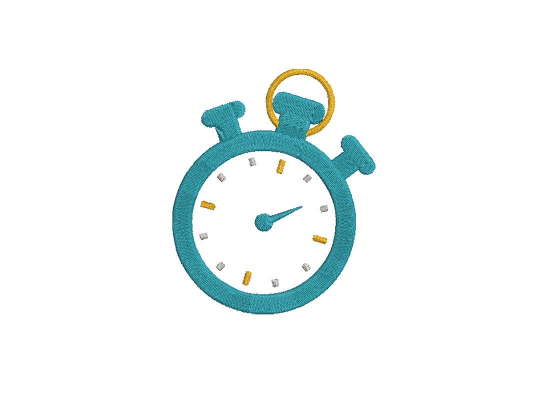 Sport Stopwatch Embroidery Design, Watch Machine Embroidery, Sport ...