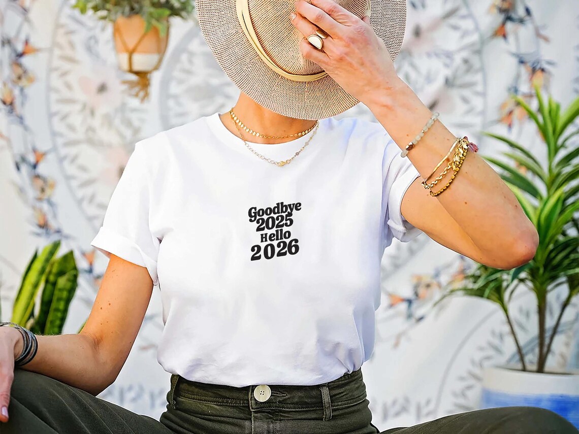 Goodbye 2025 Hello 2026, New Year Embroidery, Text Design, 2026 New ...