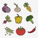 Vegetables Bundle Embroidery Design Vegetables Embroidery Cute ...