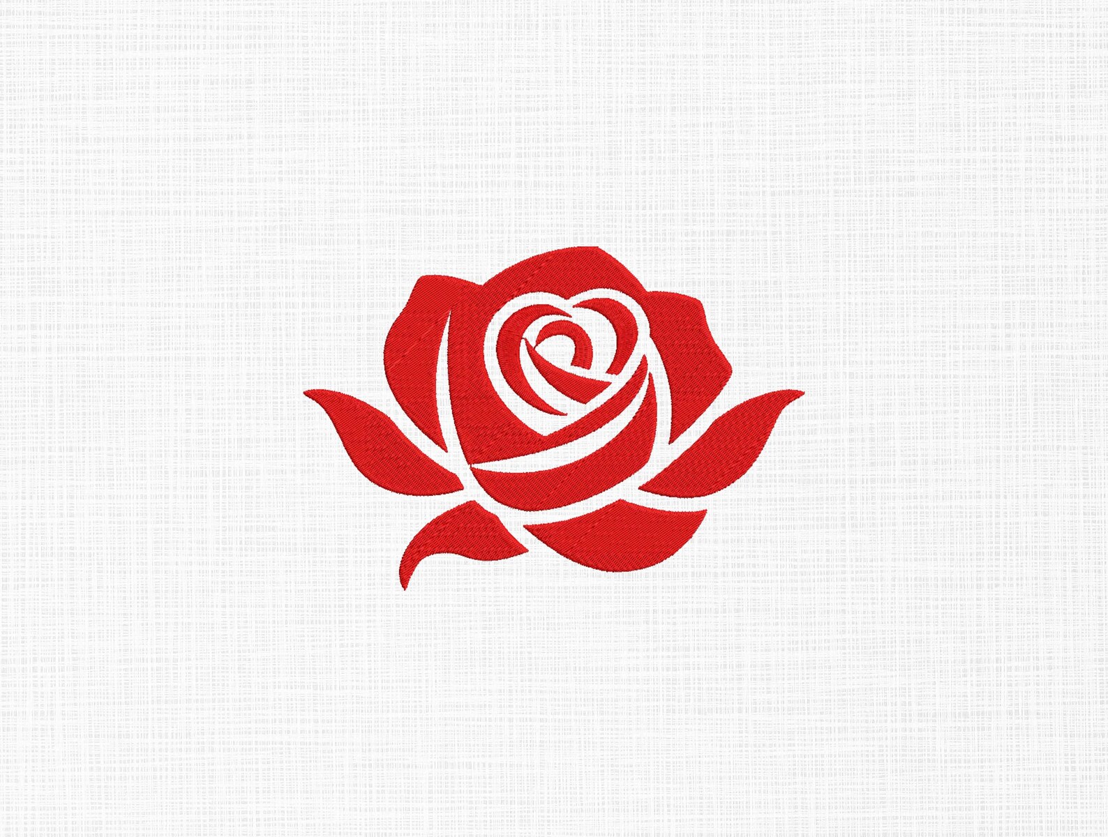 Red Rose Embroidery Design Rose Embroidery Design Flower Embroidery ...