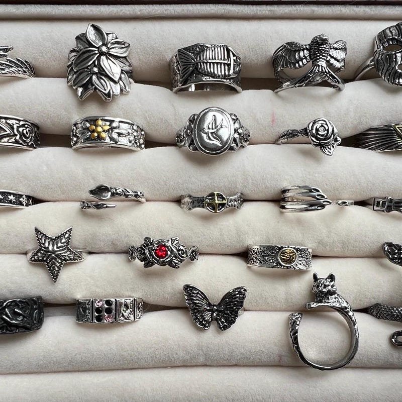 Grunge Rings - Etsy Australia