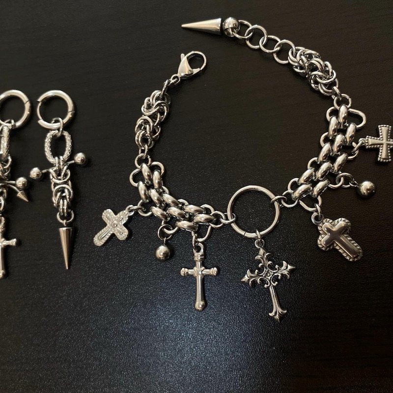 Metal Rivet Cross - Etsy