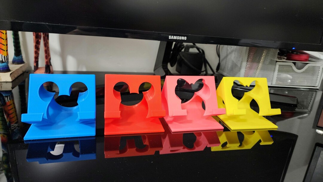 Disney Mickey Minnie Mouse Phone Stand - Etsy