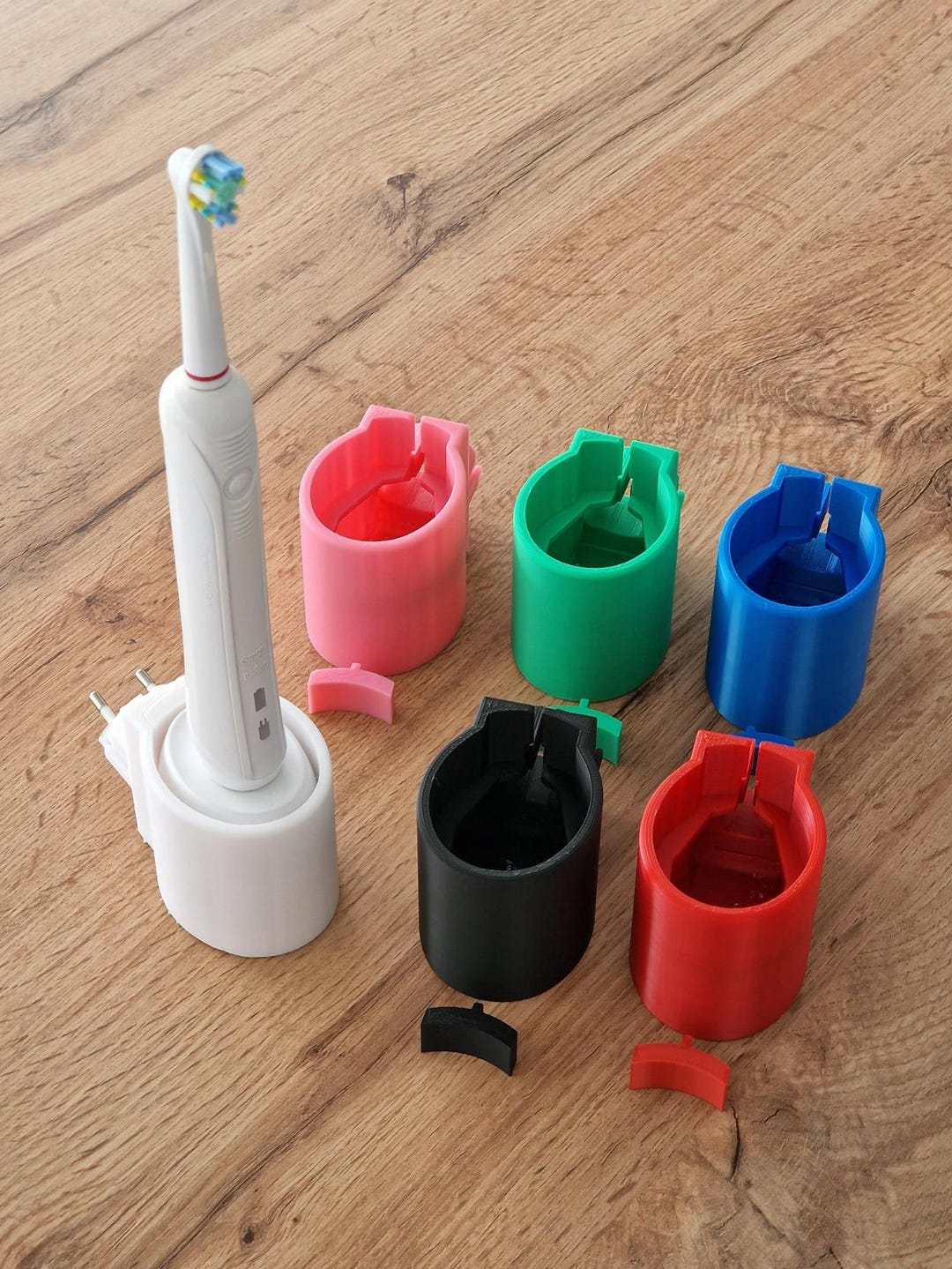 Oral-b Socket Holder Electric Toothbrush 12 Colors Selection Adapter ...