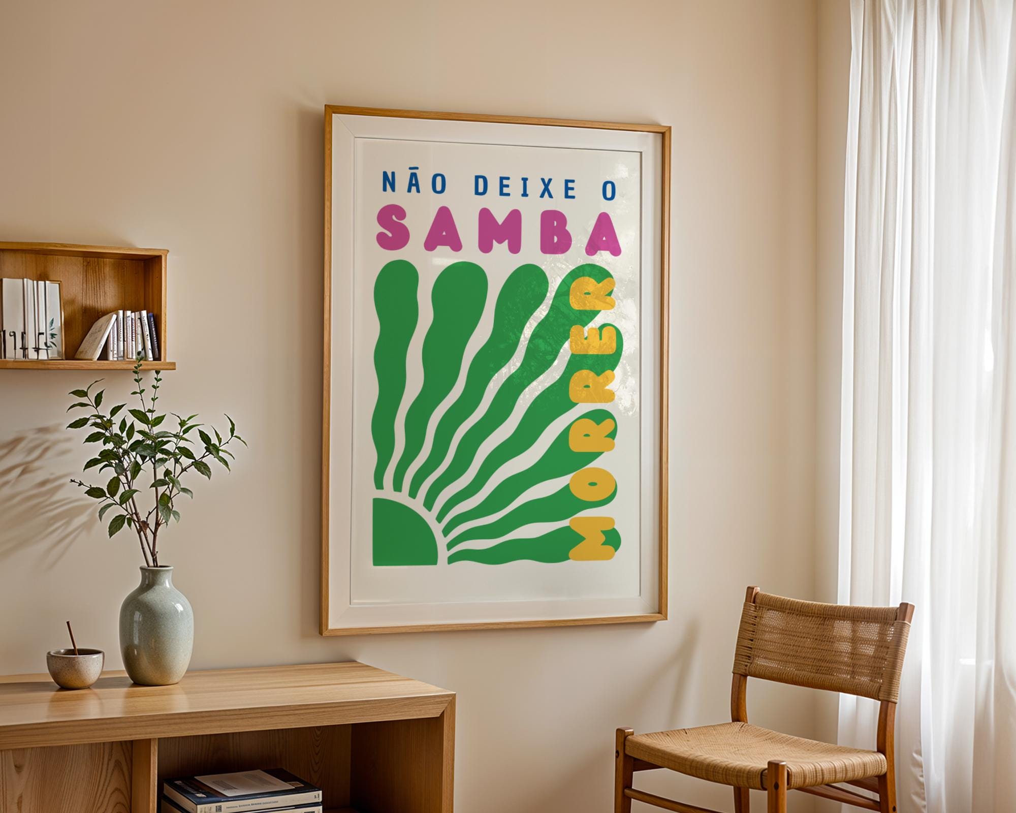 Samba Poster "não Deixe O Samba Morrer" | Aesthetic Brazilian Music and ...