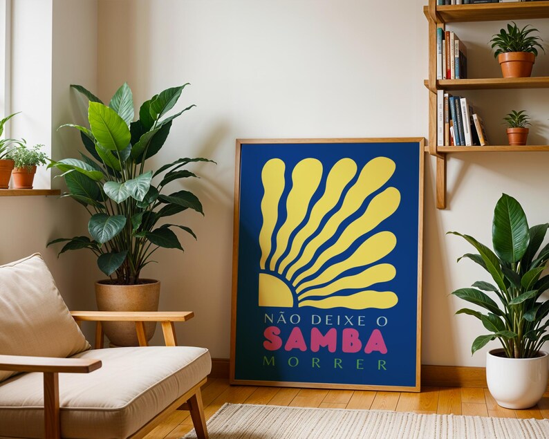 Samba Poster "não Deixe O Samba Morrer" | Brazilian Music and Dance ...