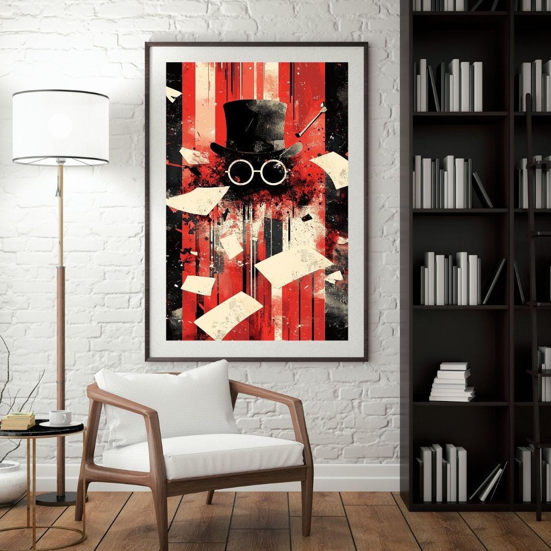 Groucho Marx Inspired Poster | Vintage Comedy Art Print | Unique Home ...