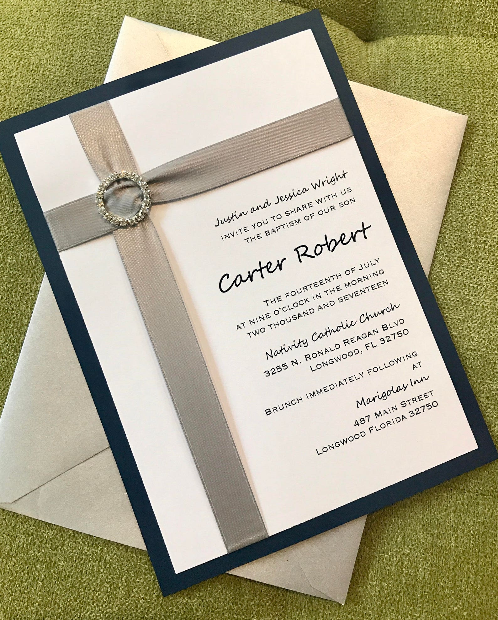 The Cross Invitation Baptism invitation Christening | Etsy