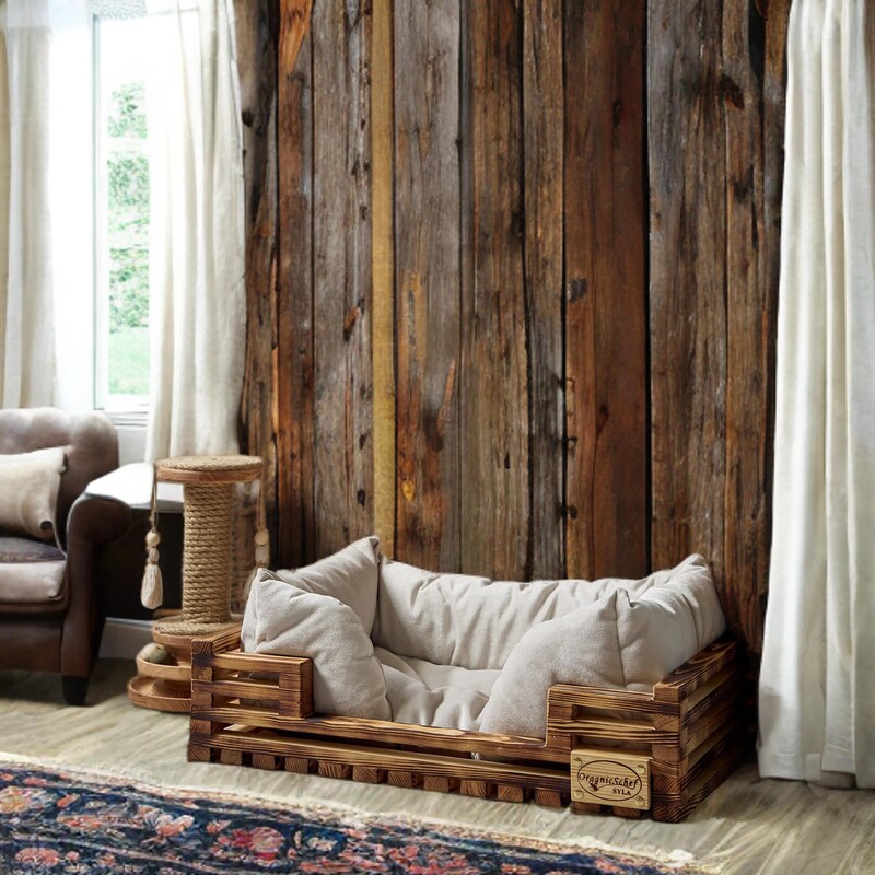 Rustic Dog Bed - Etsy