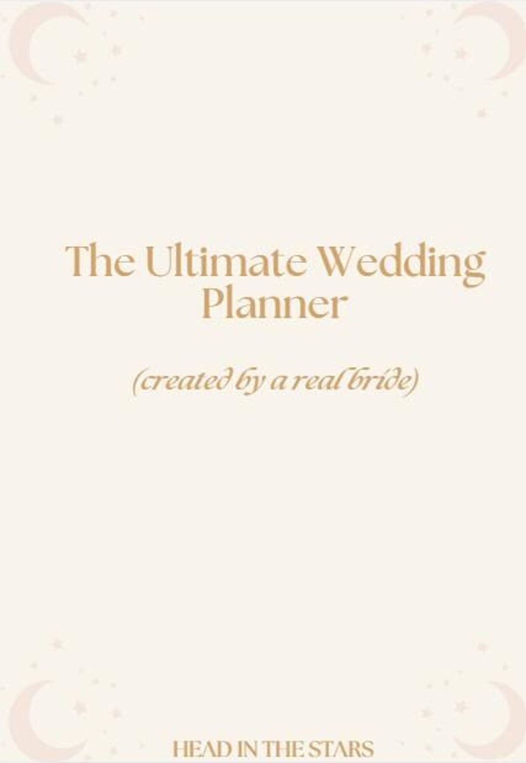 The Ultimate Wedding Planner - Etsy