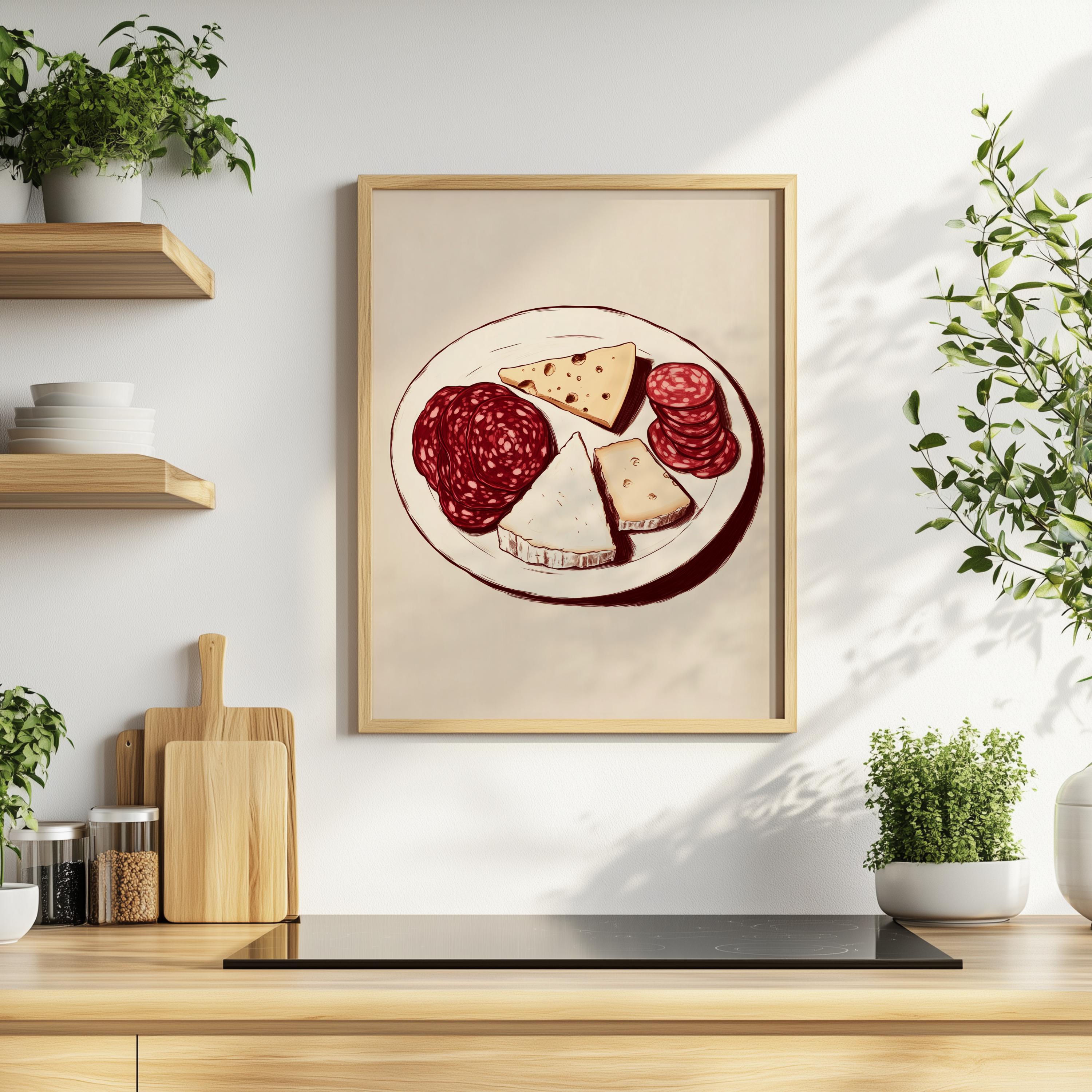 Package of 3 Typical Delicious Italian Food Posters for in the Kitchen ...
