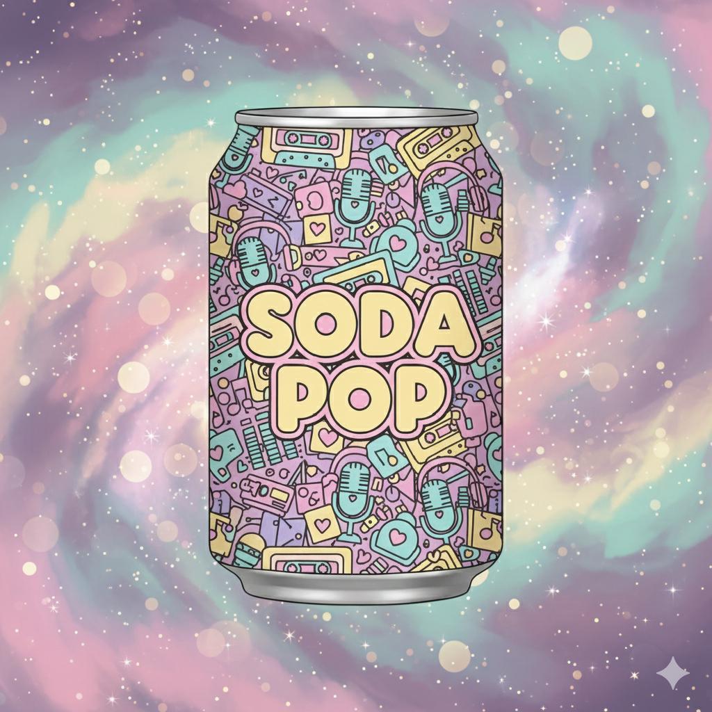 Kpop Demon Hunters Soda Pop Can Design (8 Pack - Transparent Background ...