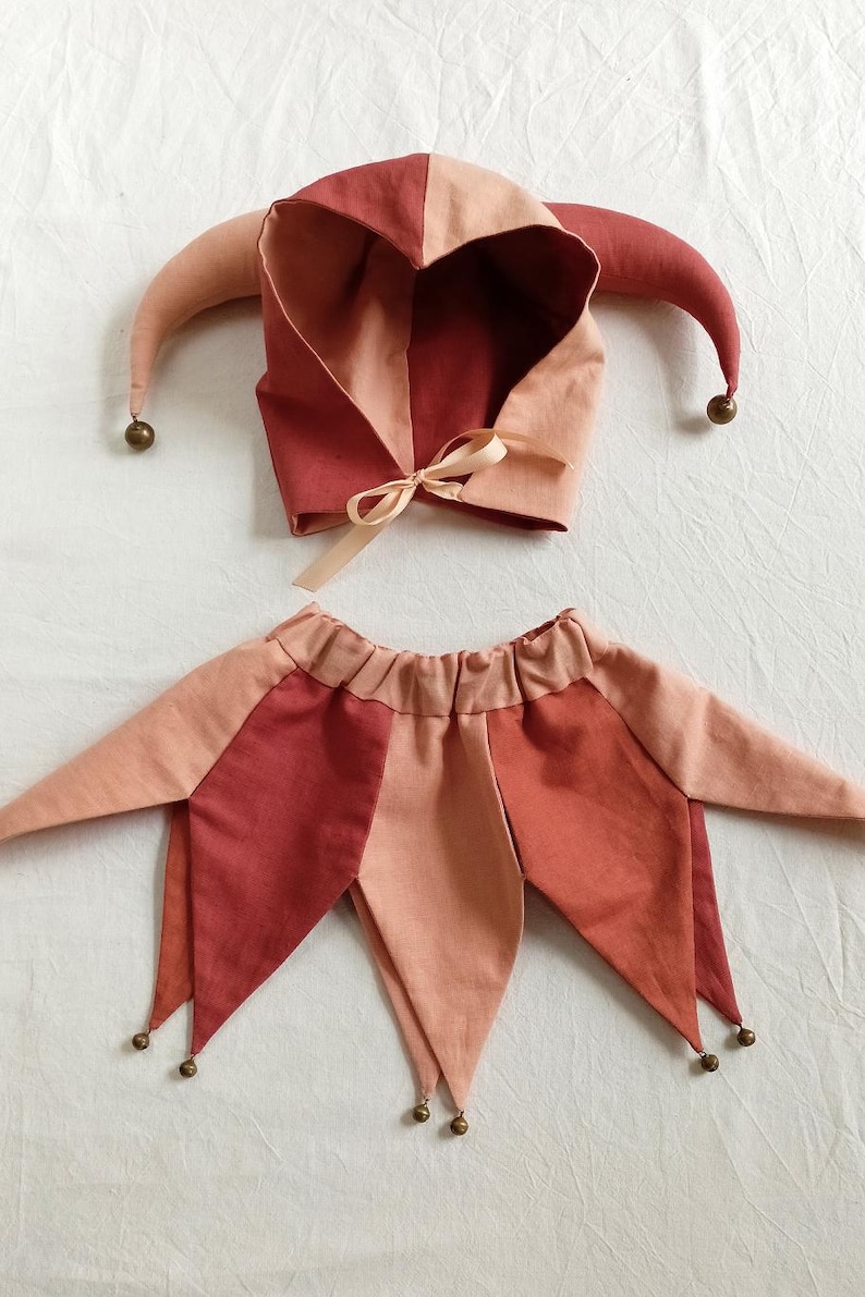 Jester Costume PDF Sewing Pattern: Hat and Collar / Clown Outfit ...