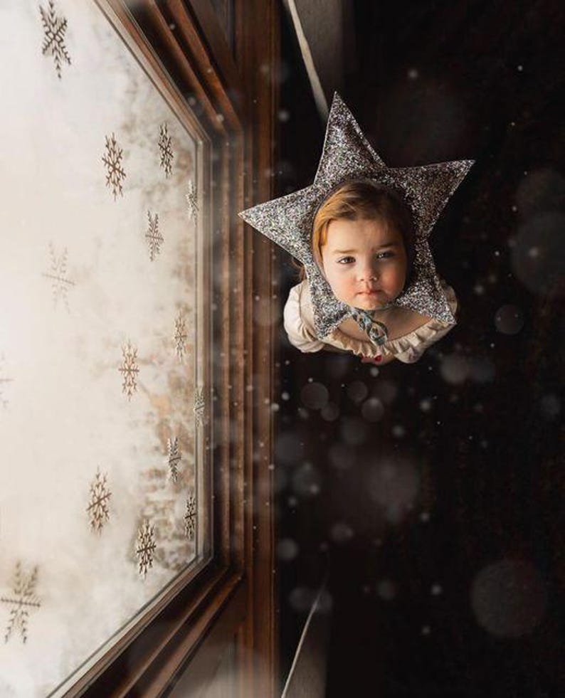 Christmas Star Headband PDF PATTERN & Tutorial/ Bonnet Newborn Crown ...