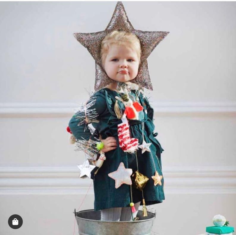 Christmas Star Headband PDF PATTERN & Tutorial/ Bonnet Newborn Crown ...