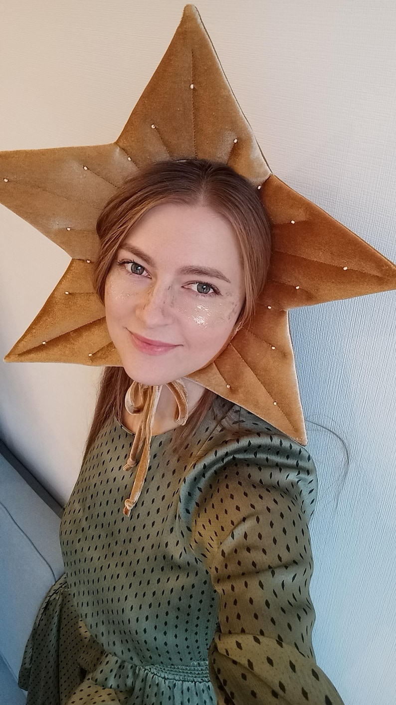 Christmas Star Headpiece PDF PATTERN & Tutorial /crown Bonnet/ DIY ...