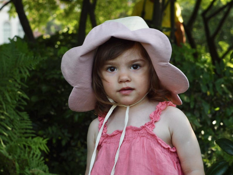 Sunhat PDF Sewing Pattern | Kids Daisy Hat Pattern | Flower Petal Hat ...