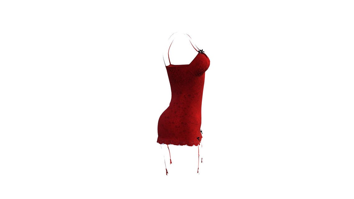 Cocktail Dress 3d Models High Quality Files, 3ds, Max, C4d, Maya, Blend ...