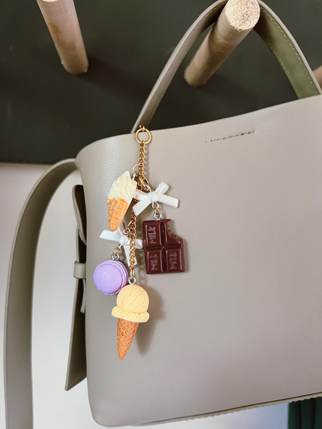 Sweet Tooth Candy Charm – Kawaii Bag Charm or Phone Accessory, Icecream ...
