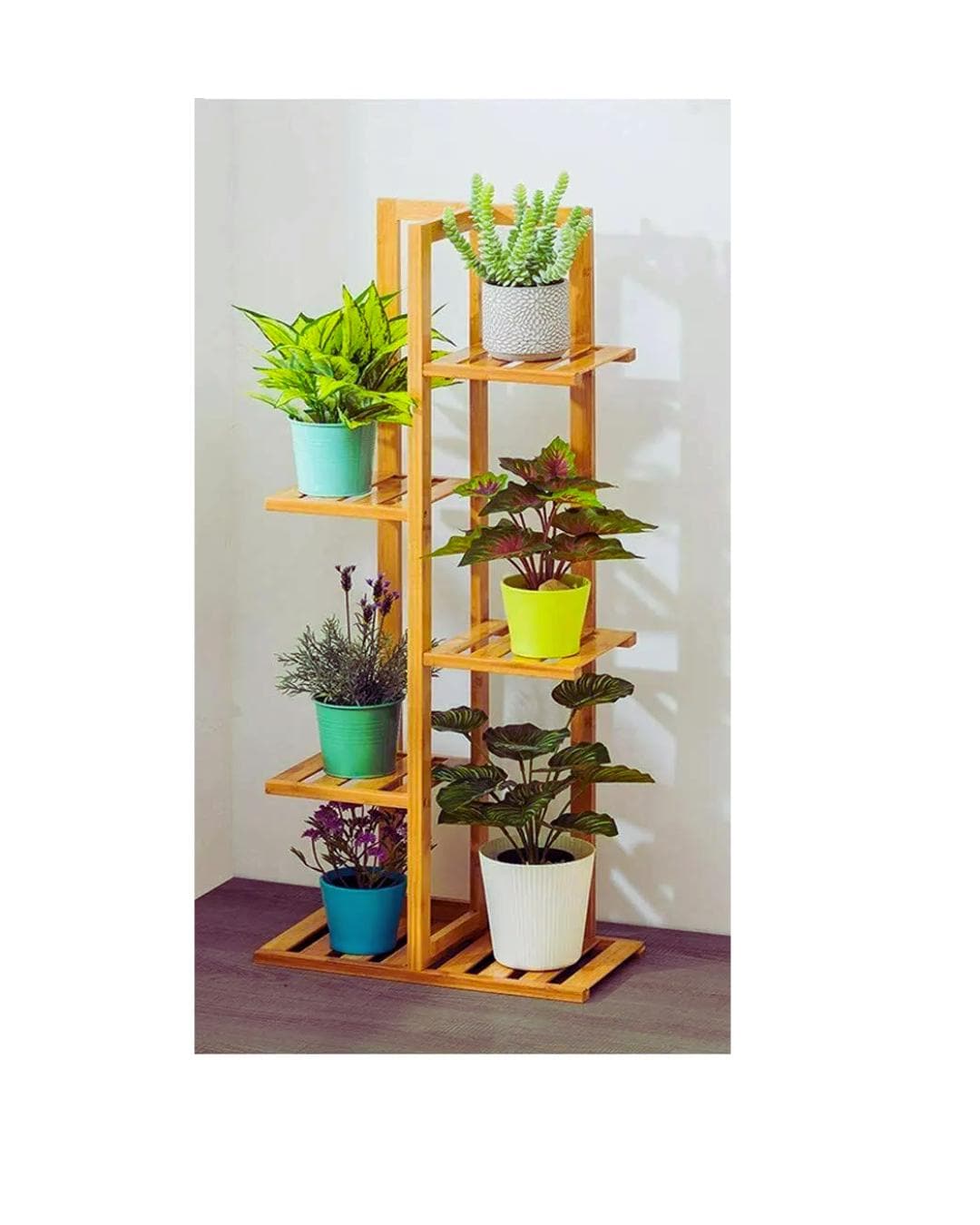 Bamboo Multi-tier Plant Stand | Indoor & Outdoor Flower Shelf - Etsy