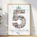 5th Birthday Photo Collage Template, Printable Canva Frame Template ...