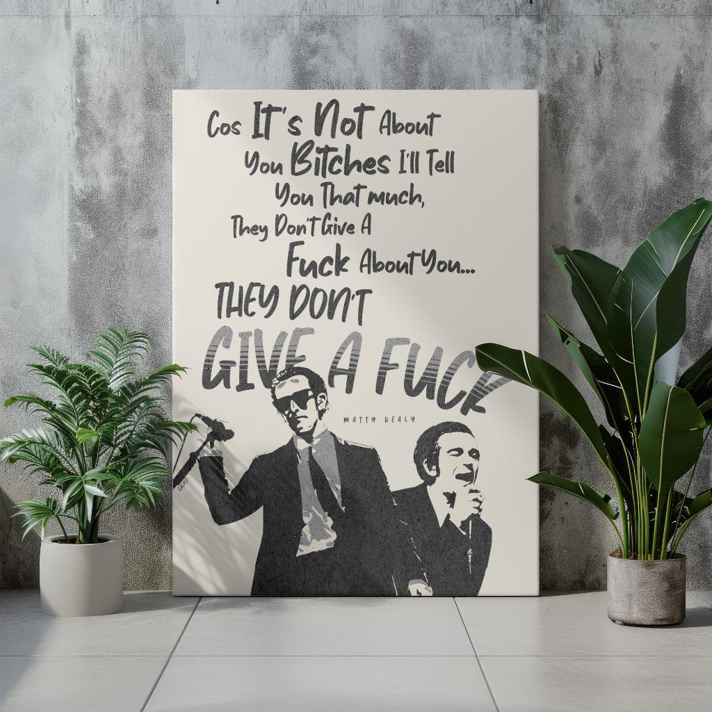 The 1975 Quote Poster Aesthetic Room Decor Minimal Wall Art Music ...